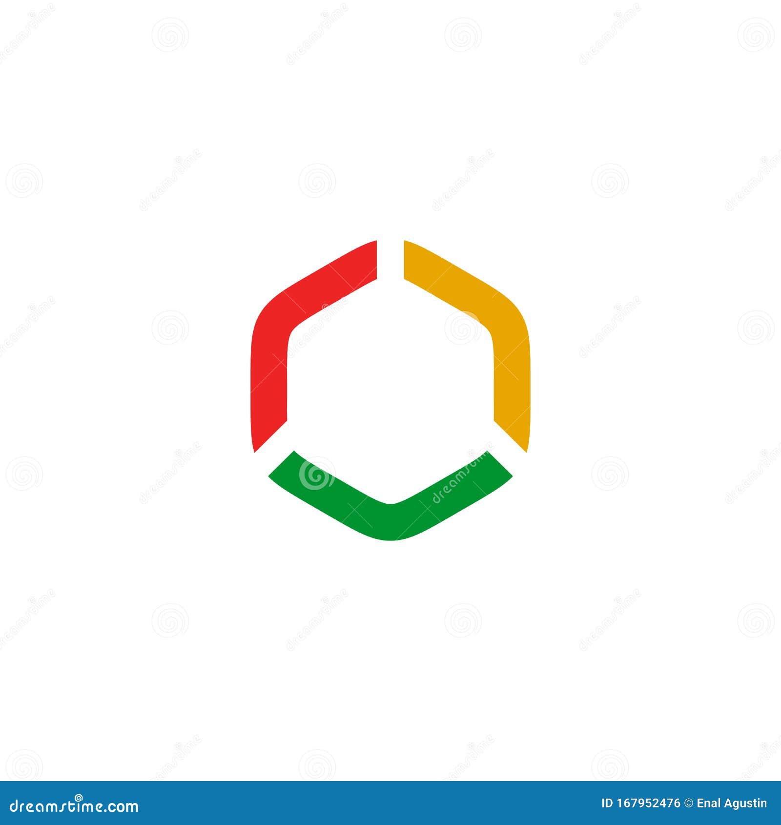 Hexagon Shape Icon Logo Design Vector Template Stock Vector ...