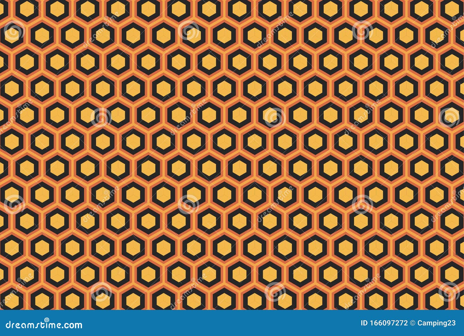 Hexagon Shape Pattern Background Stock Illustration - Illustration of ...