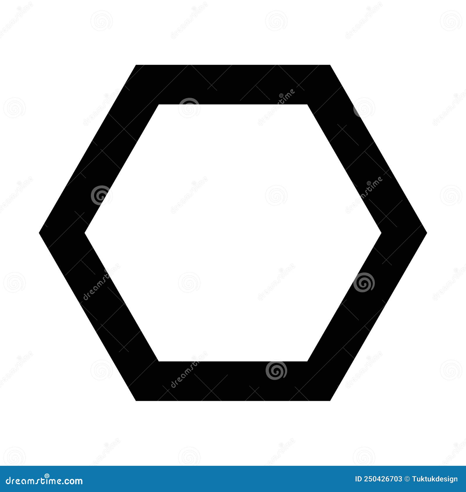 Hexagon Shape Symbol Vector Icon for Creative Graphic Design Ui Element ...