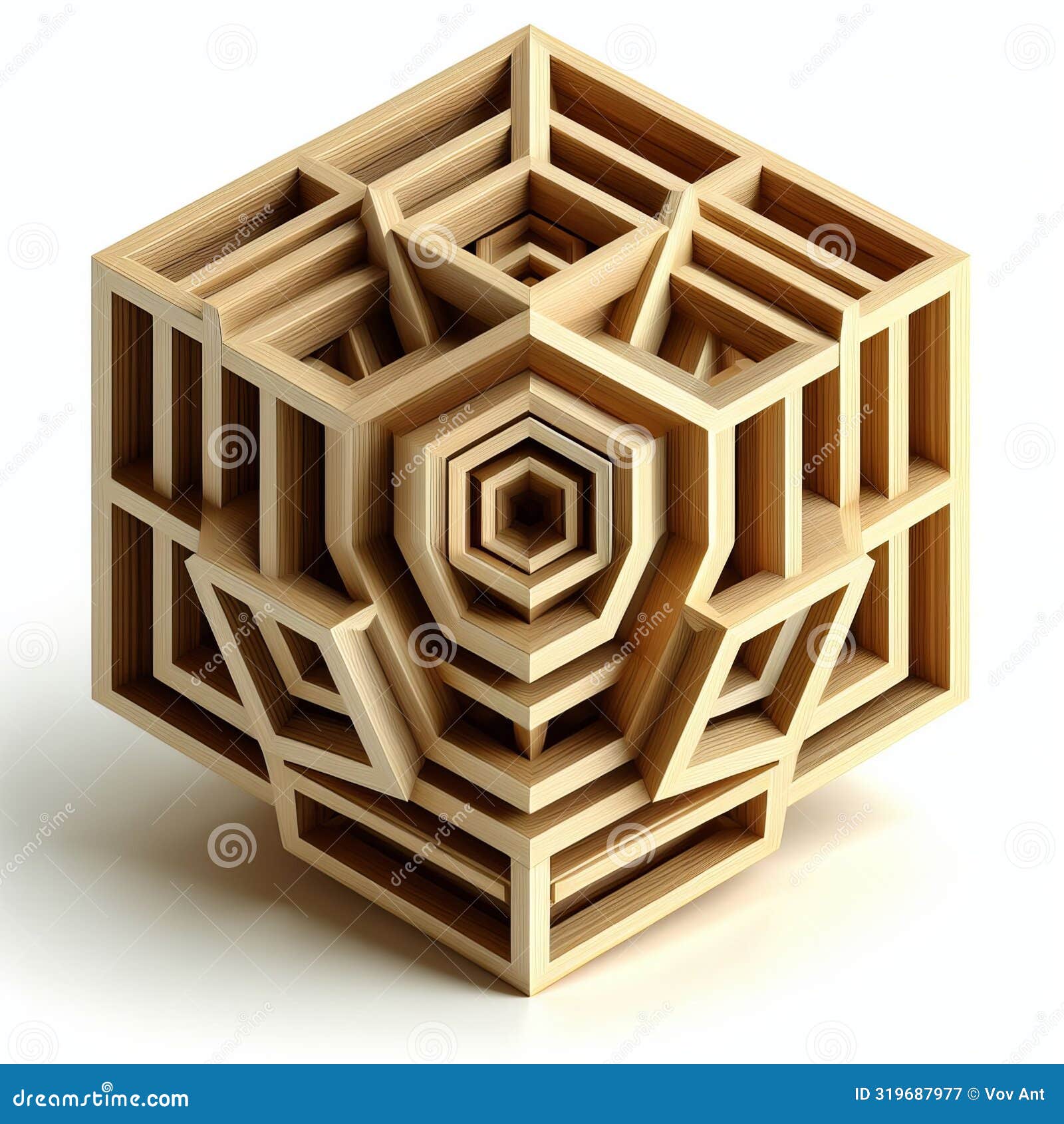 Hexagon a Six Sided Shape with Six Angles and Sides, Isolated Stock ...