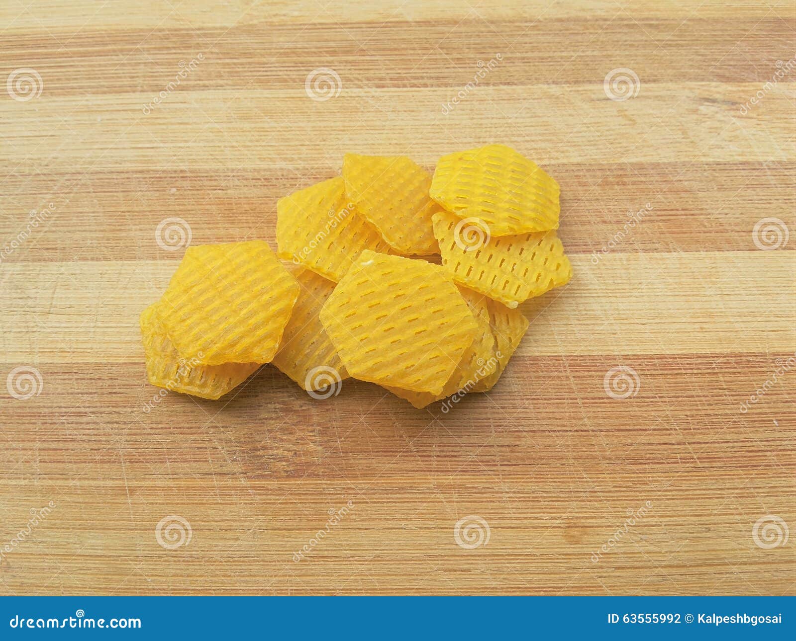 Hexagon snack pellets stock photo. Image of oily, snacks - 63555992