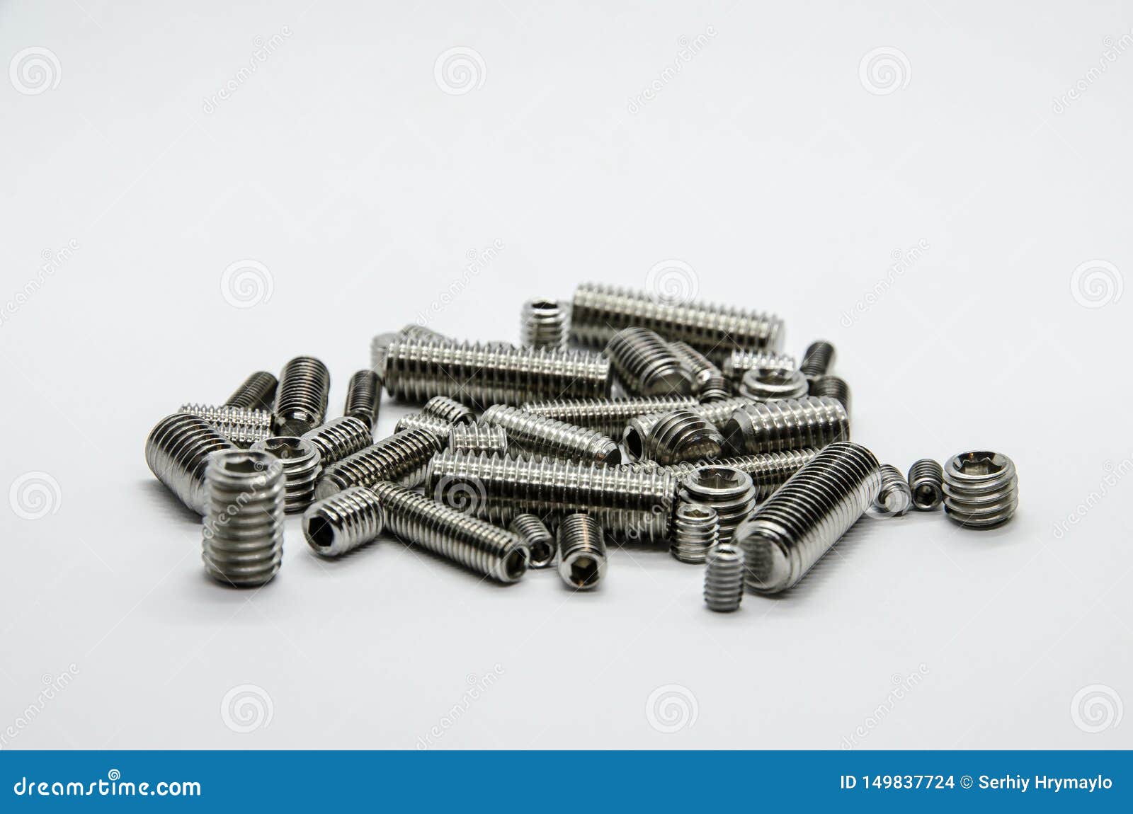 Two Hexagon Socket Screw S Shaped Allen Keys In A Black Background ...