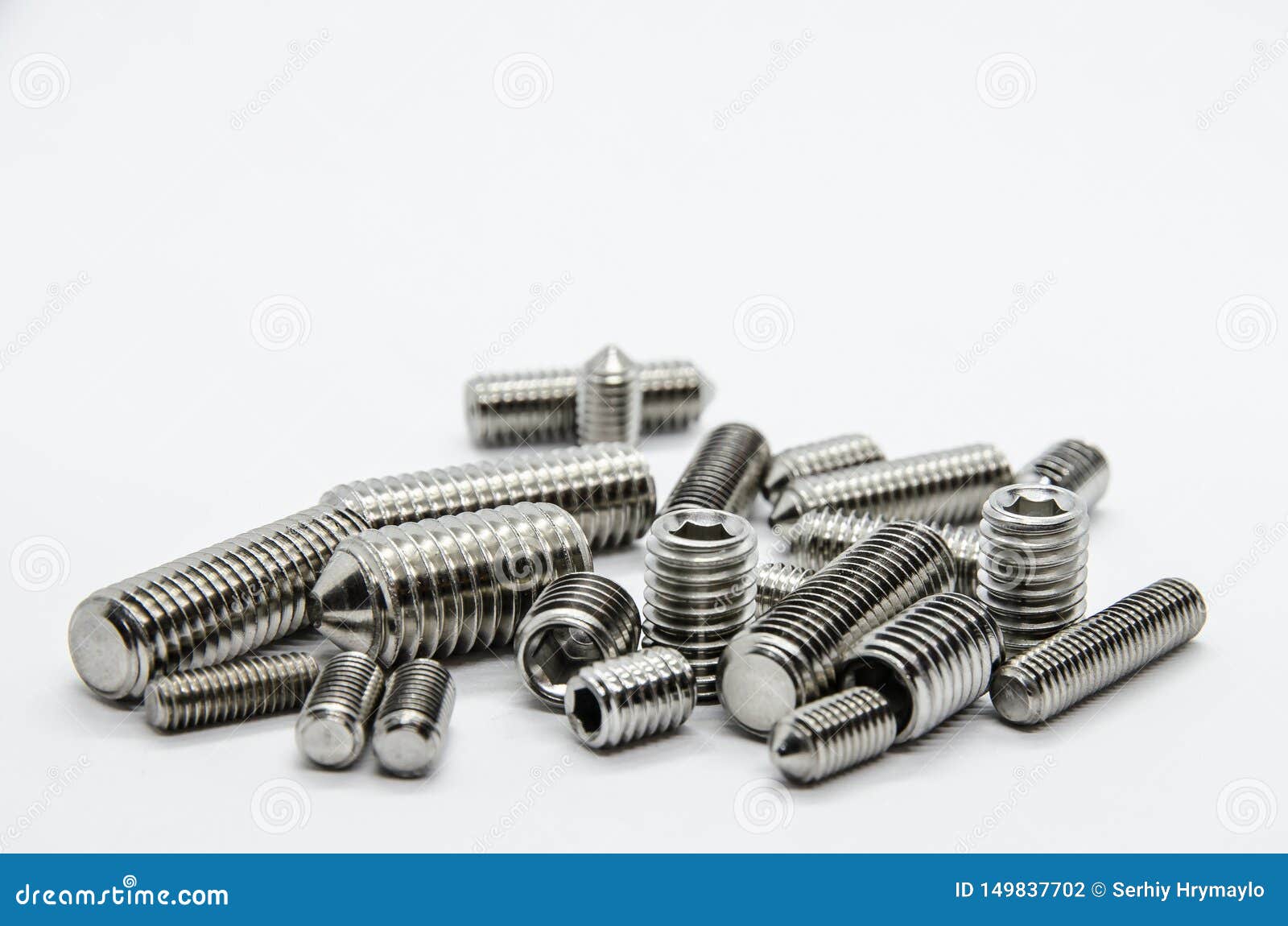 Two Hexagon Socket Screw S Shaped Allen Keys In A Black Background ...