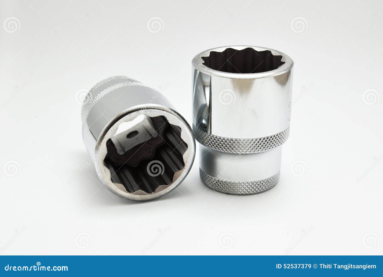 Hexagon socket stock image. Image of chromed, outlet - 52537379