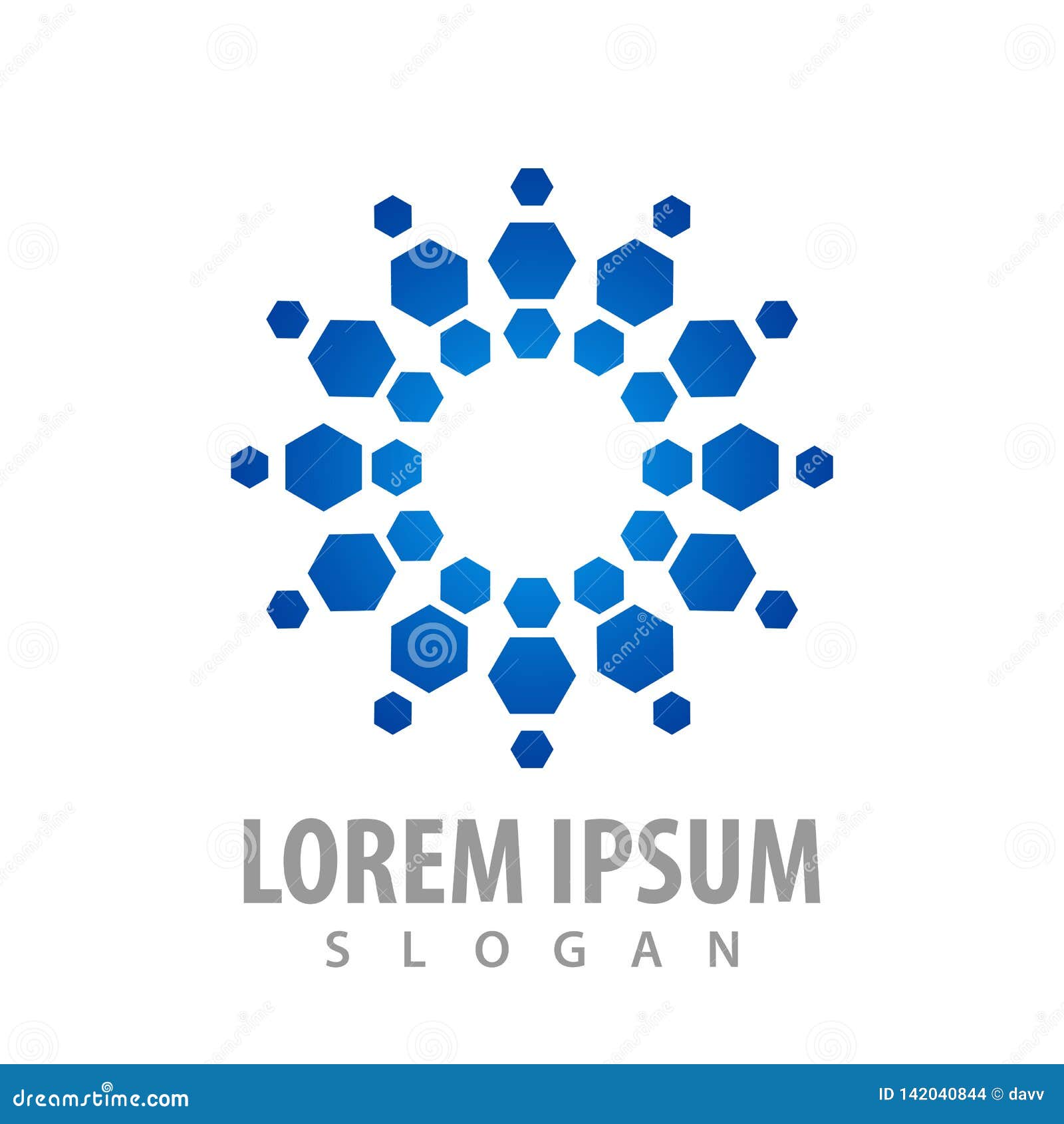 Hexagon Spark Tech Concept Design. Symbol Graphic Template Element ...