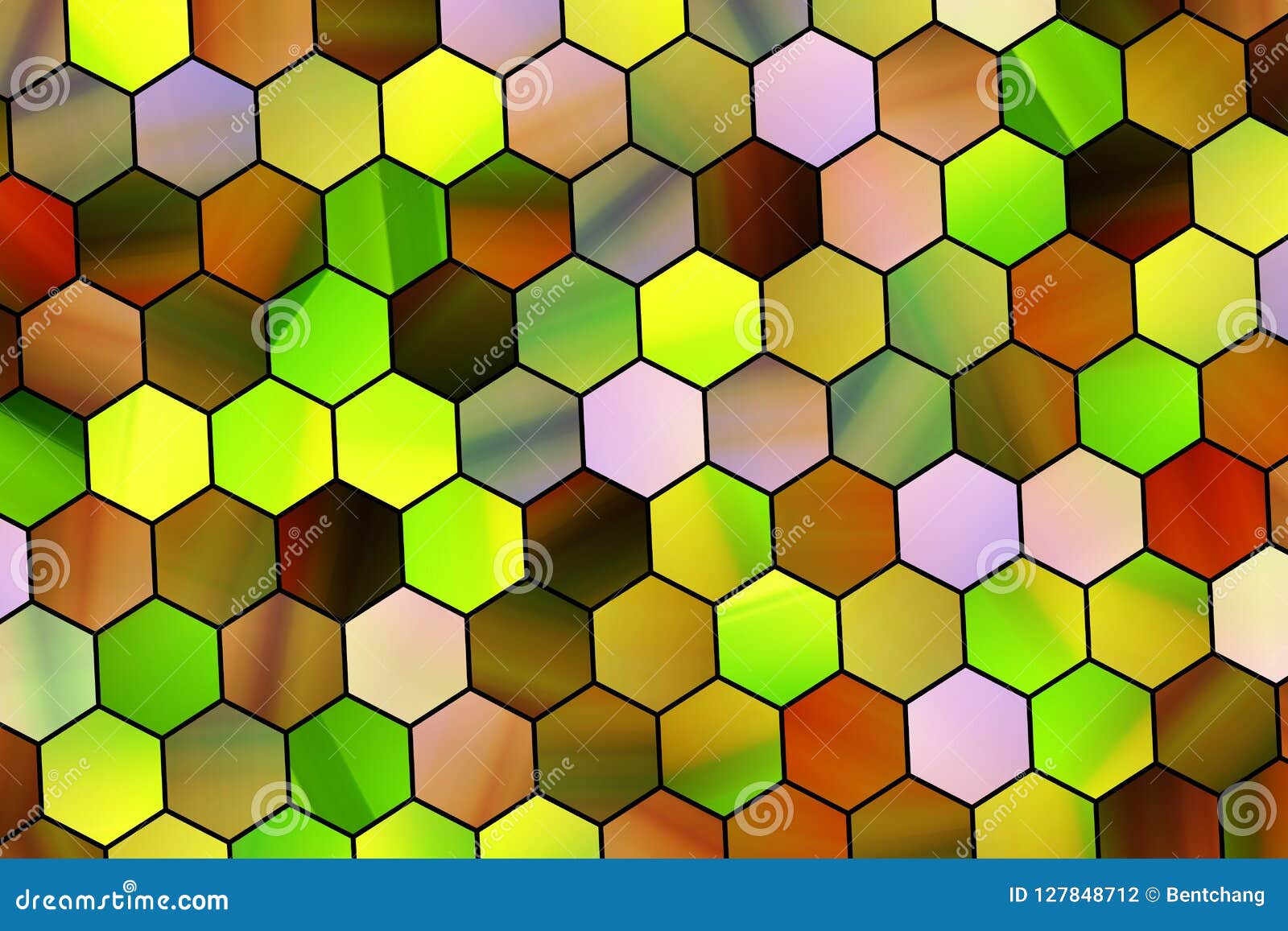 Hexagon Strip Colorful Pattern, Texture for Design Background. Stock ...