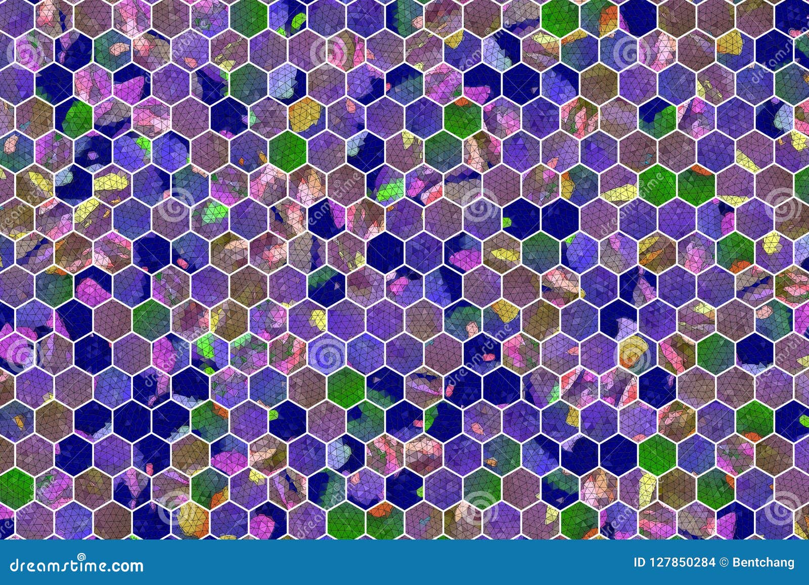Hexagon Strip Colorful Pattern, Texture for Design Background. Stock ...