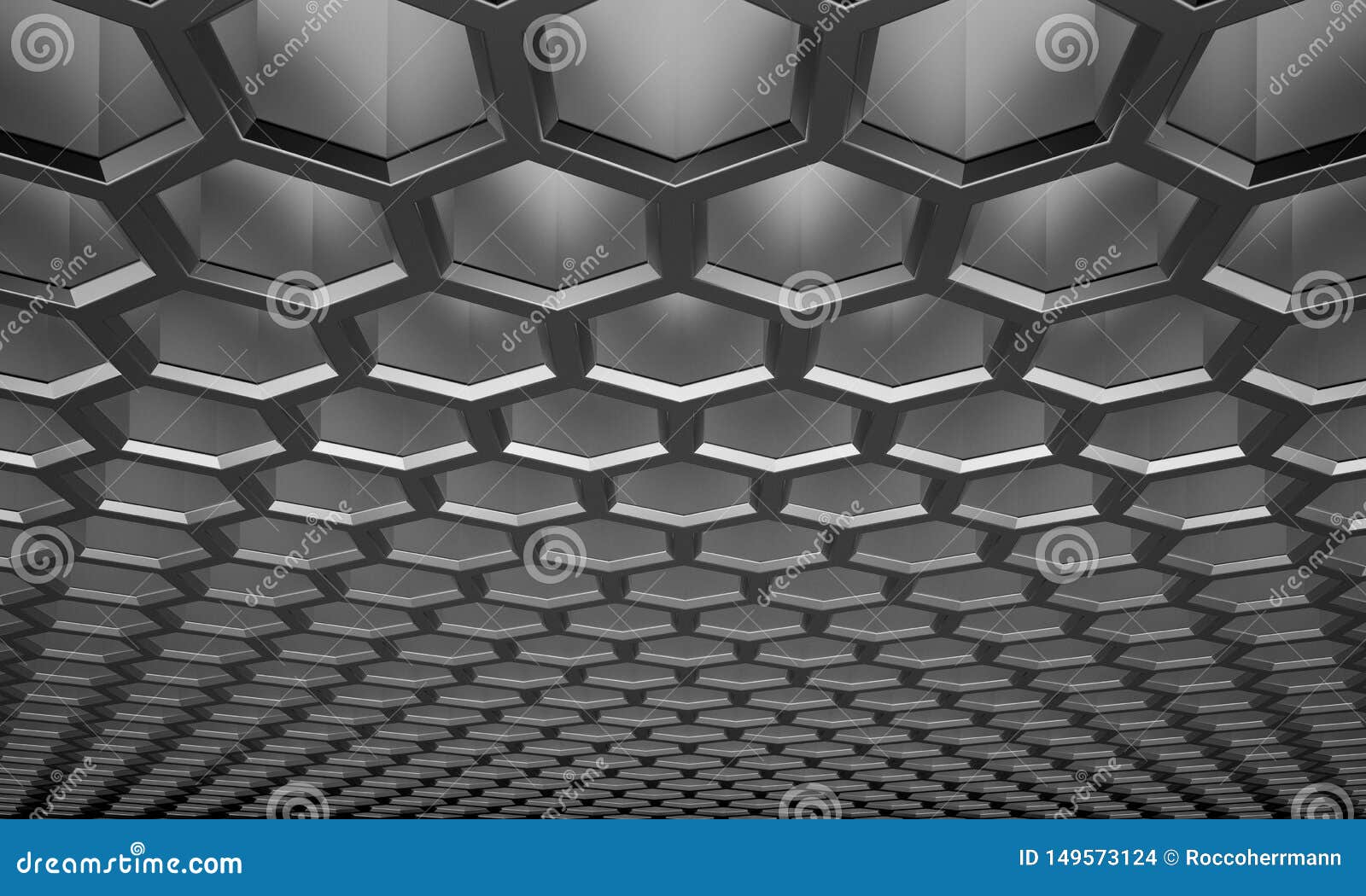 Hexagon Structure As Background - Illustration Stock Illustration ...