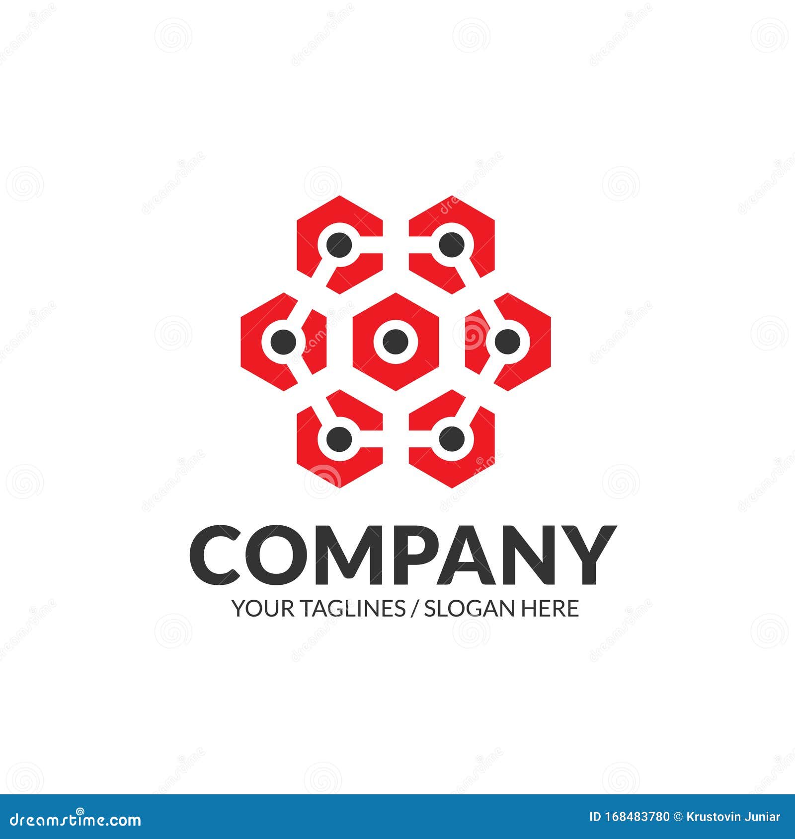 Hexagon Tech Connect Logo Concept Stock Vector - Illustration of ...