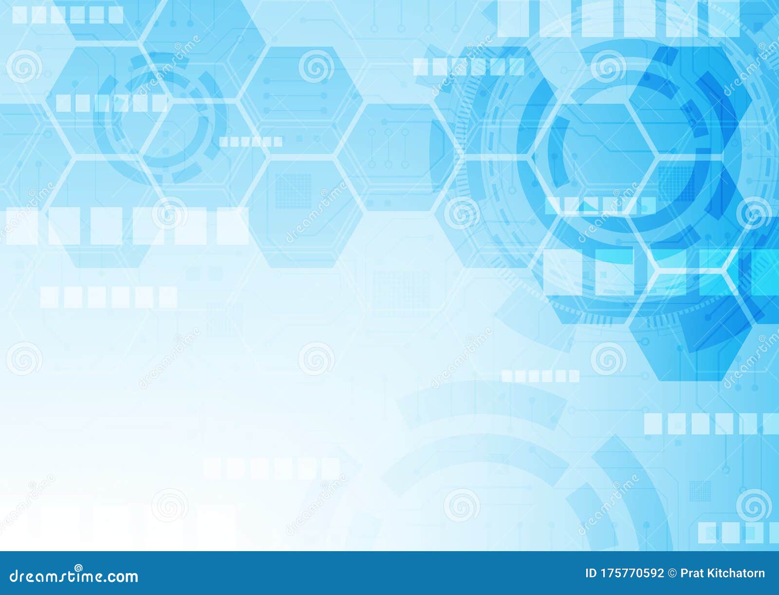 Hexagon Technology Background Stock Vector - Illustration of banner ...