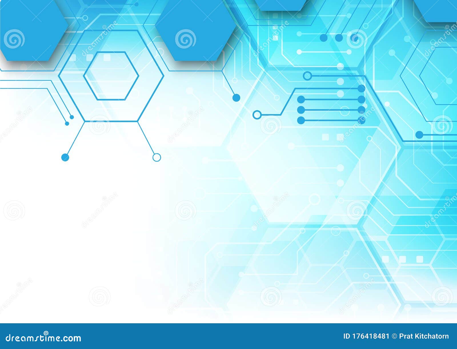 Hexagon Technology Background Stock Illustration - Illustration of ...