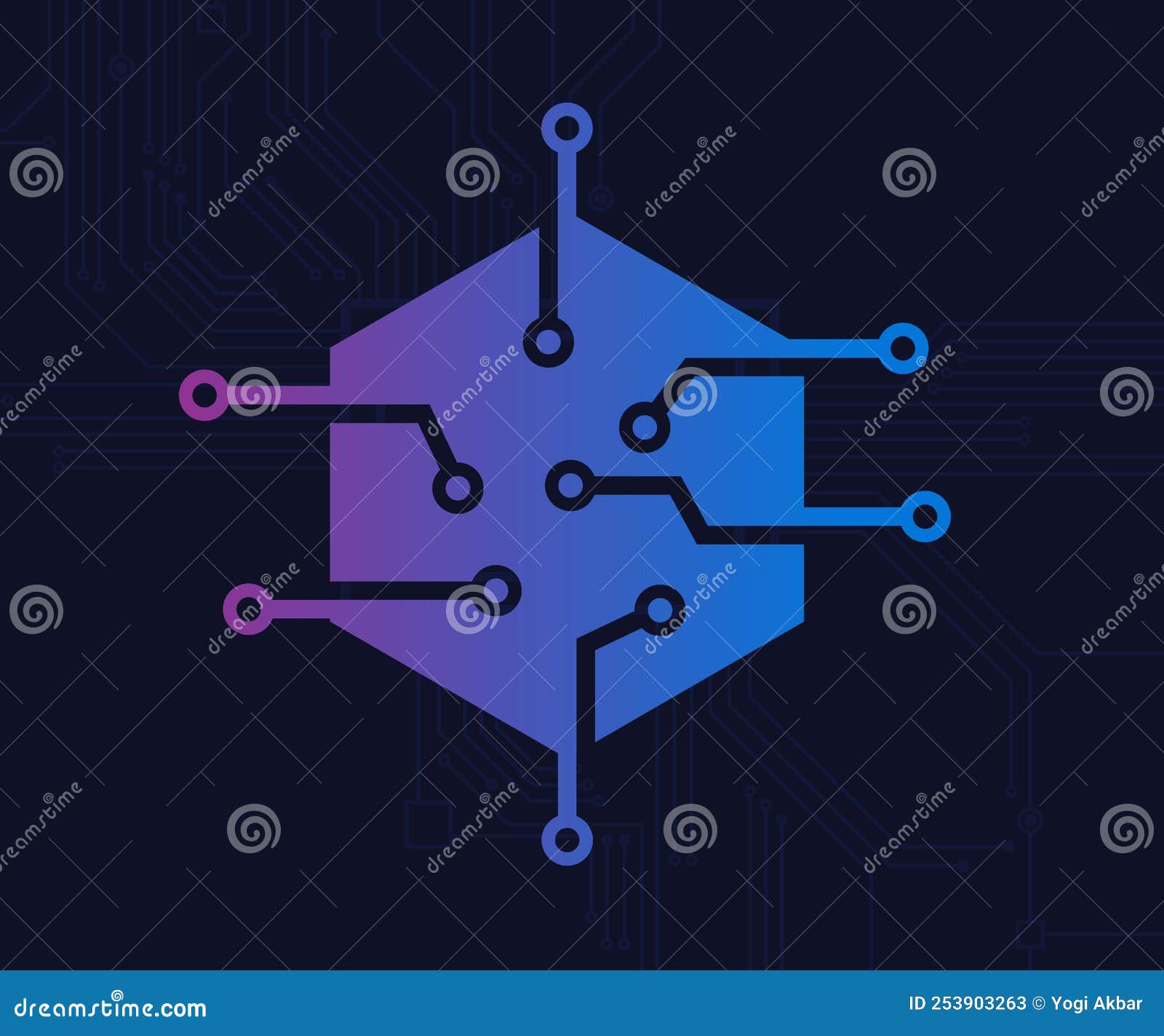Hexagon Technology Logo Vector Icon - Creative and Professional Modern ...