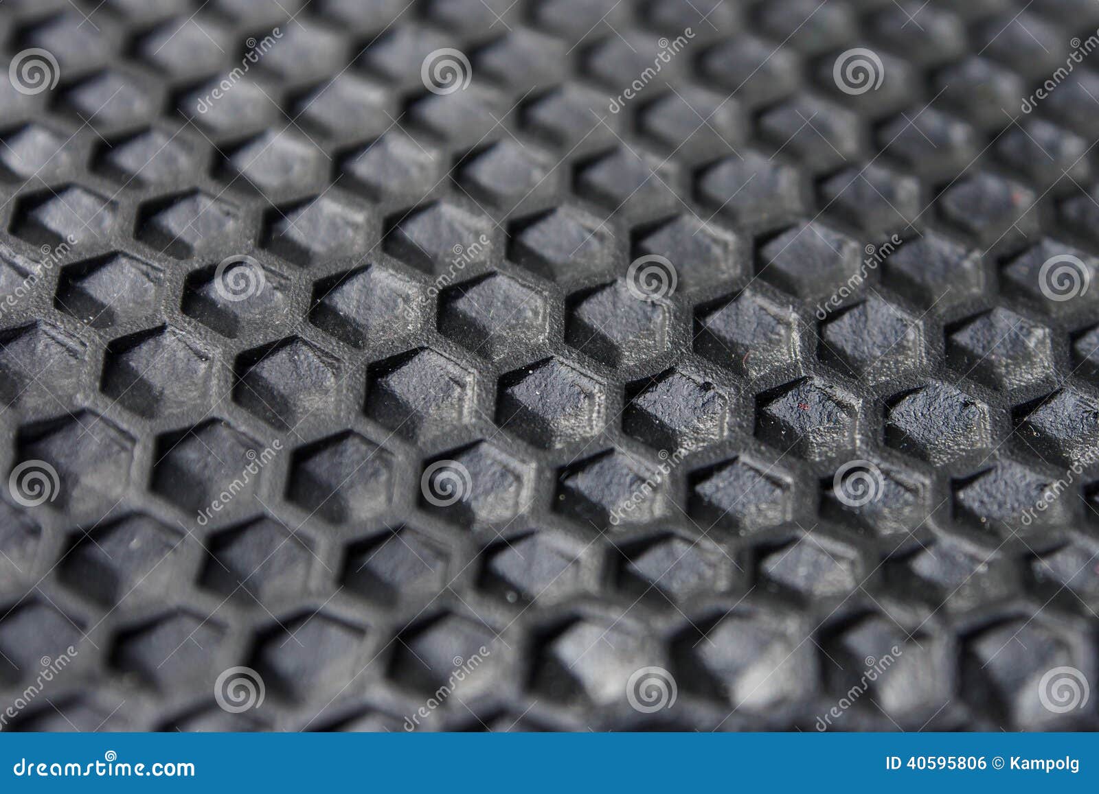 Hexagon Texture of Black Rubber. Stock Photo - Image of black ...