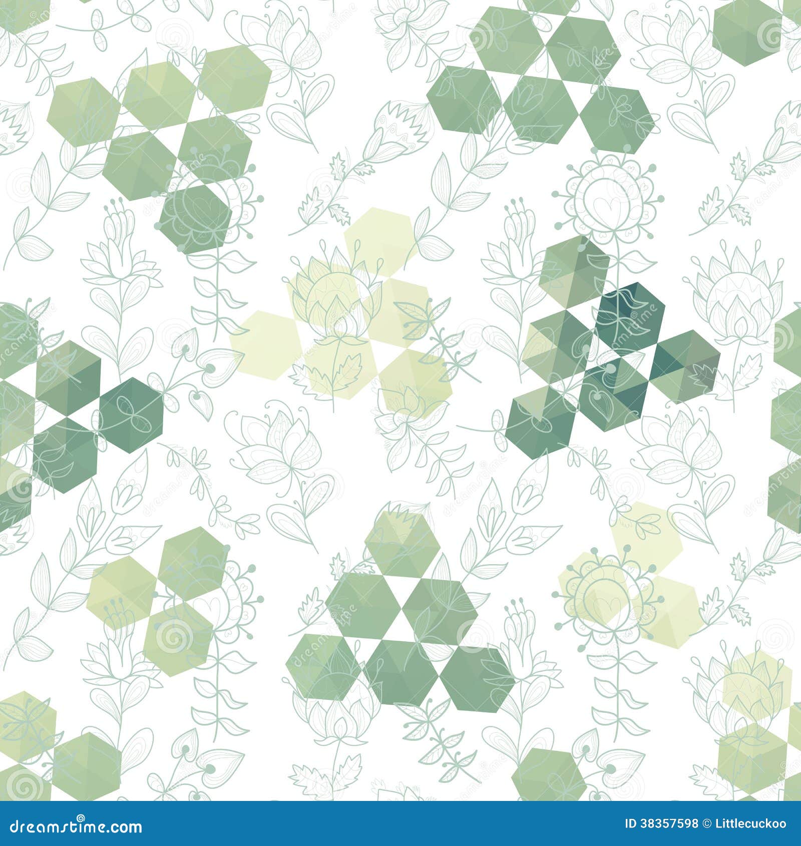 Hexagon triangle flower stock vector. Illustration of beige - 38357598