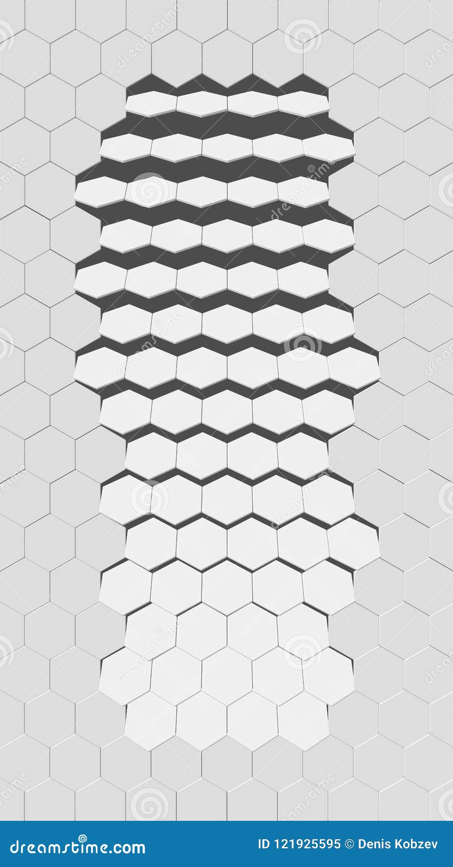 Hexagon Vector Texture. Hexagonal Grid Repeat Pattern Stock Vector ...