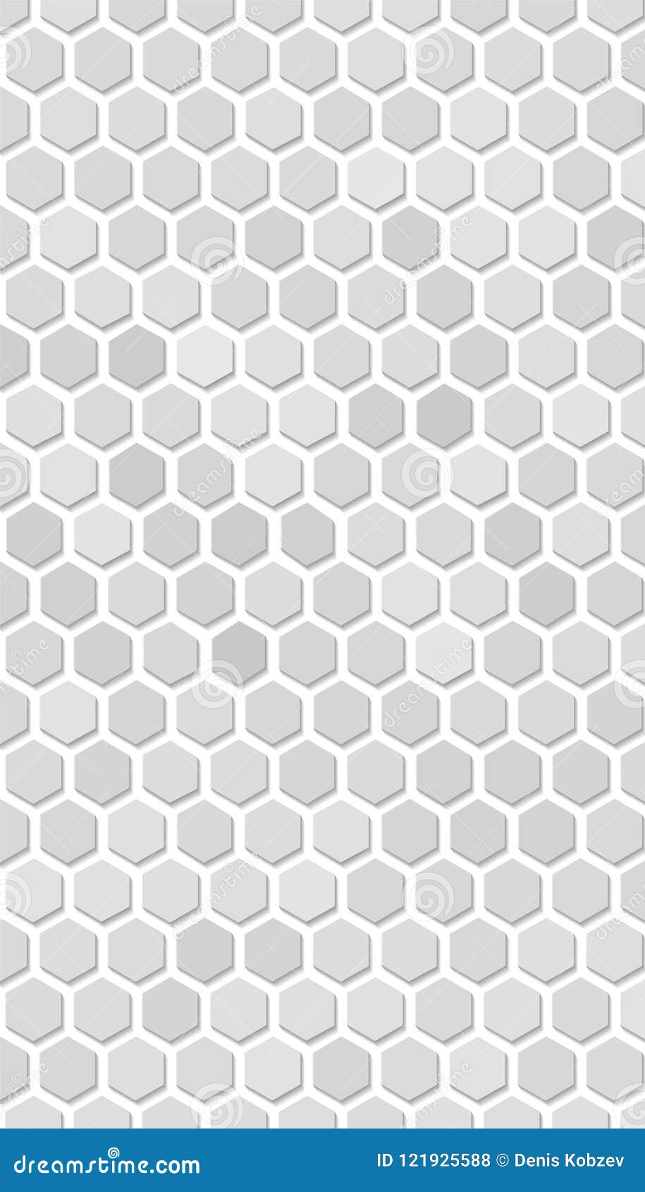 Hexagon Vector Texture. Hexagonal Grid Repeat Pattern Stock Vector ...
