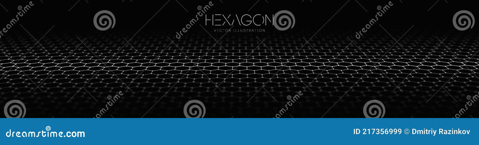 Hexagon Wave Vector Template. Modern 3d Graphic Geometric Background ...