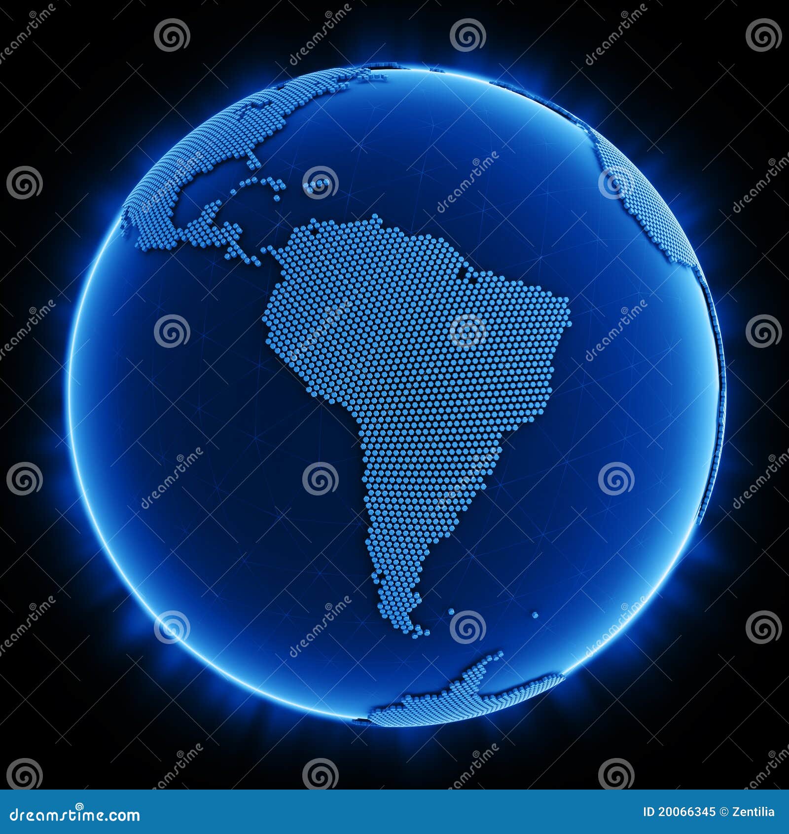 Hexagon world stock illustration. Illustration of earth - 20066345