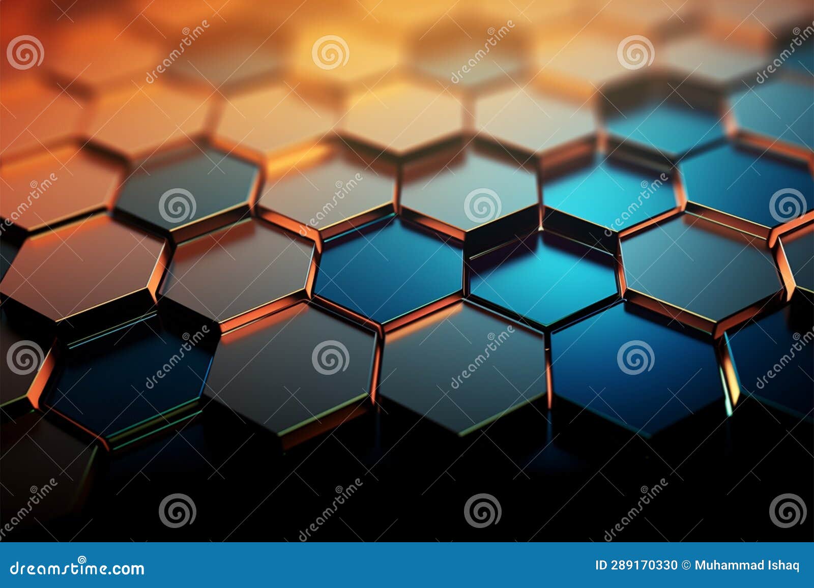 Hexagonal Abstract Backdrop, Perfect for Modern Designs, with Ample ...
