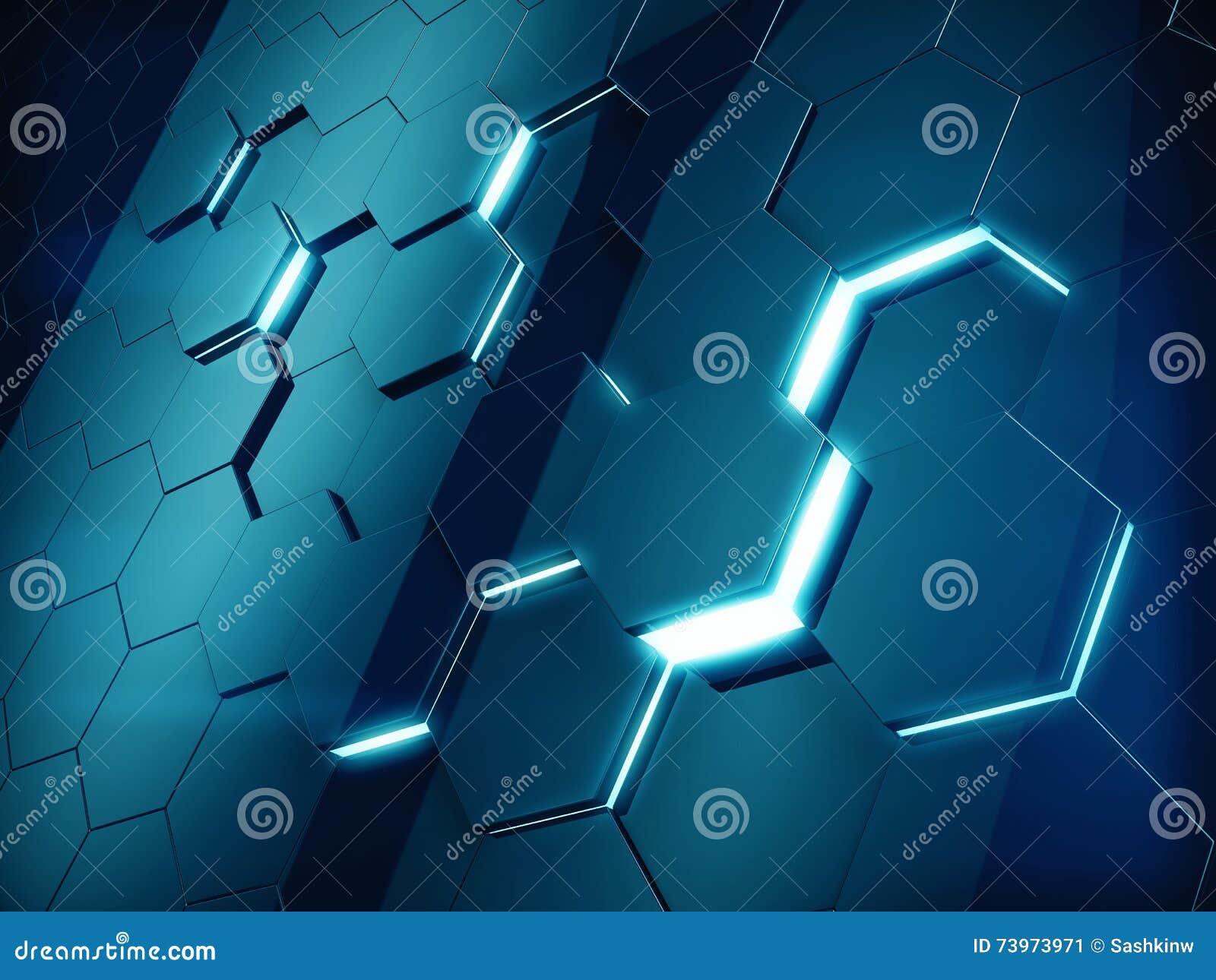 Hexagonal Abstract Technology Grey Background. Honeycomb Science Vector ...