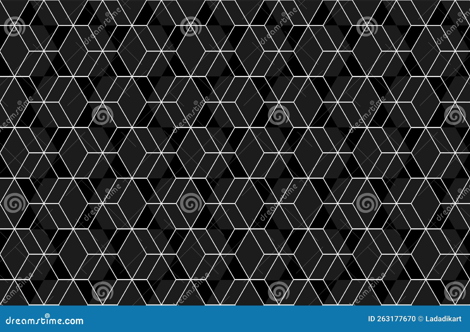 Hexagonal Abstract Geometric Background. Geometrical Horizontal 3d ...