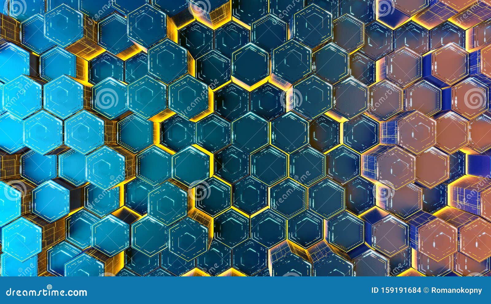 Hexagonal Abstract Technology Grey Background. Honeycomb Science Vector ...