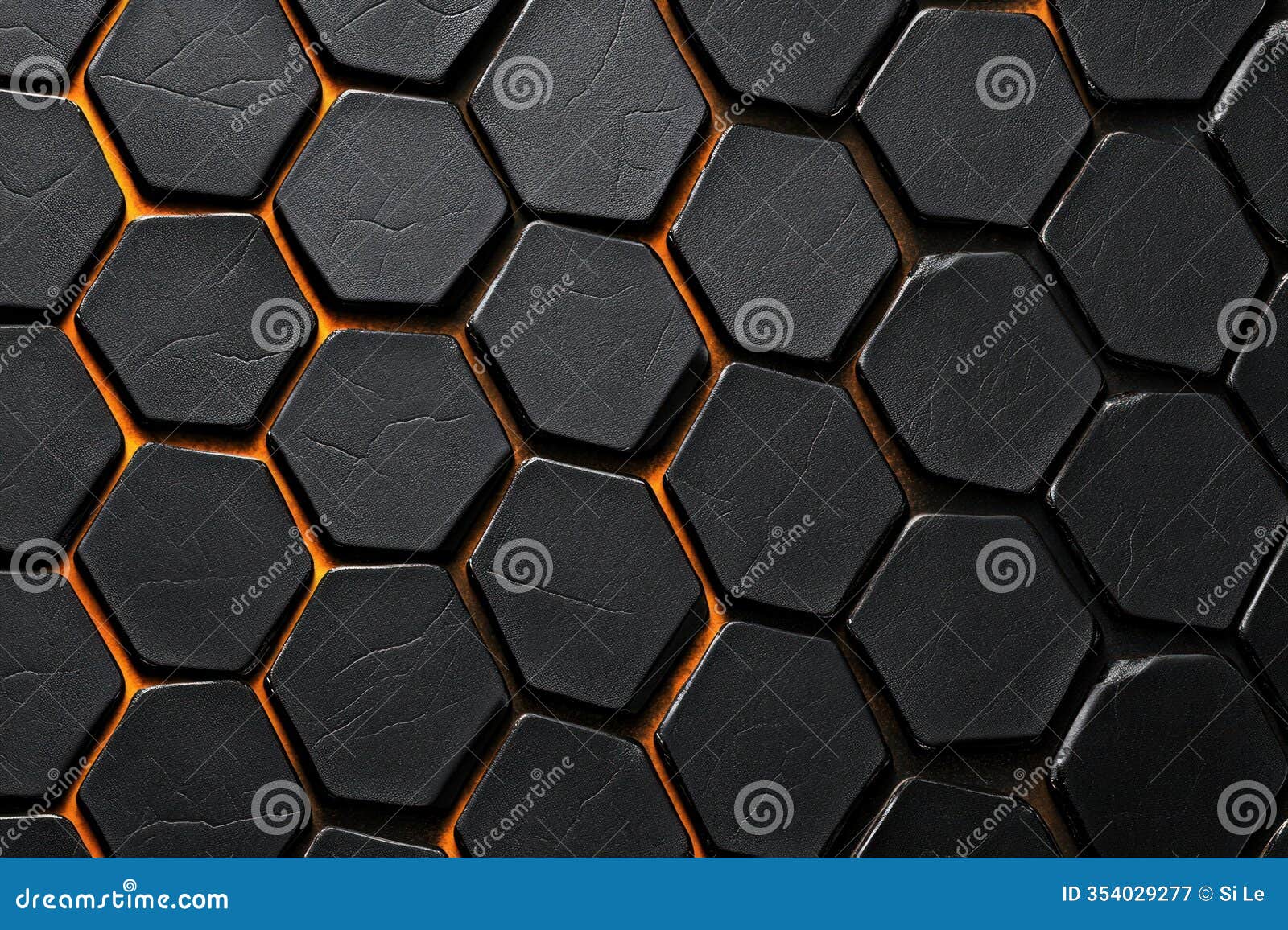 Hexagonal Black Abstract Texture Background Vector Illustration Stock ...