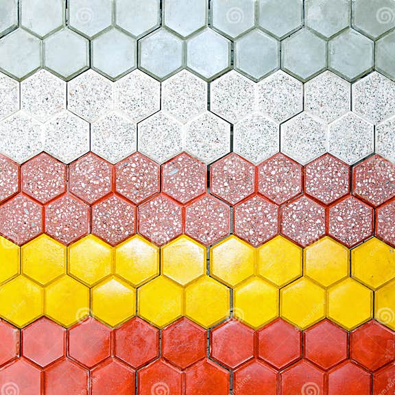 Hexagonal bricks stock image. Image of bricks, texture - 16283719