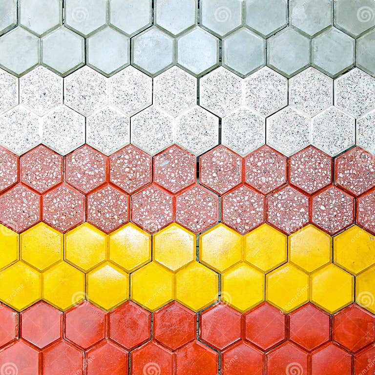 Hexagonal bricks stock image. Image of bricks, texture - 16283719