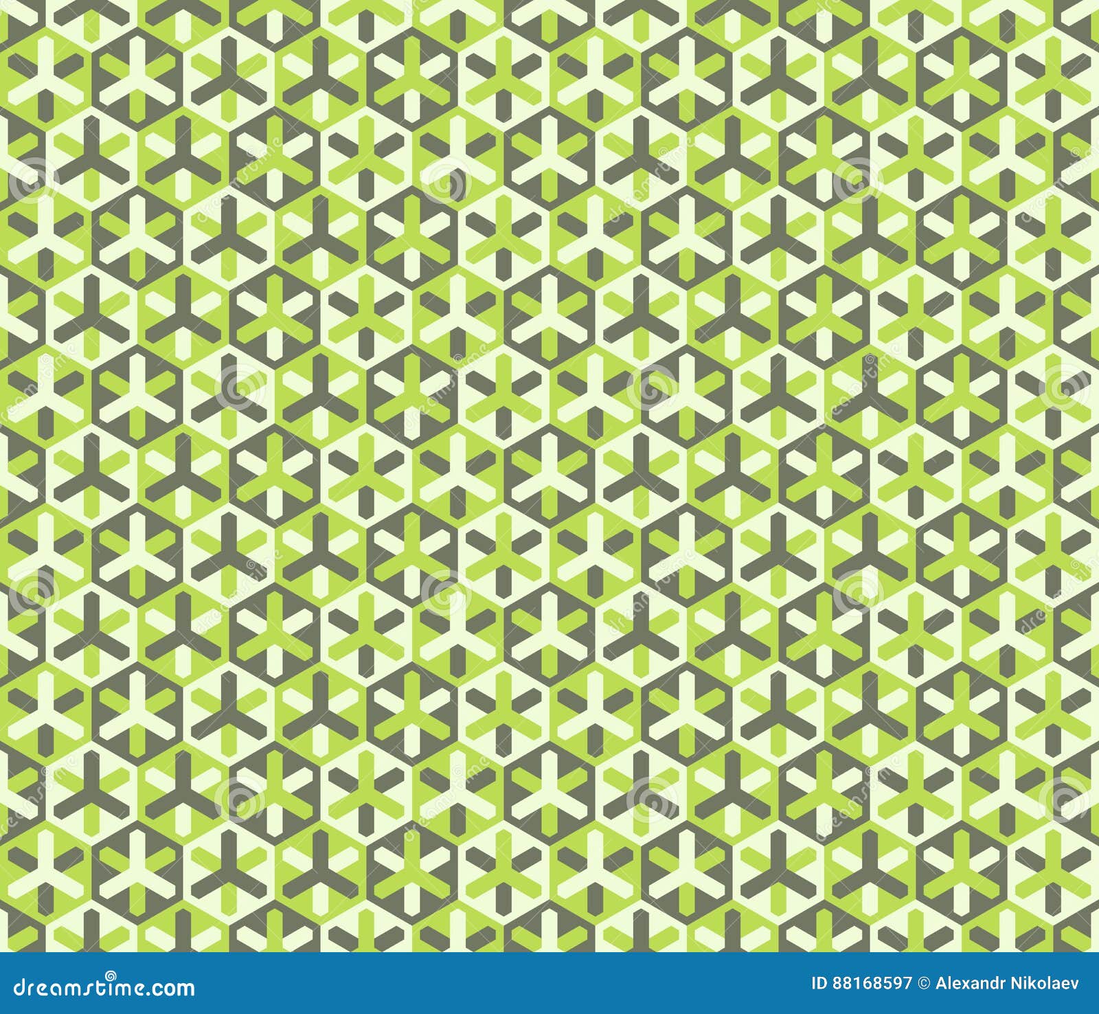 Hexagonal Cell Vector Modern Seamless Colorful Geometry Pattern Stock ...