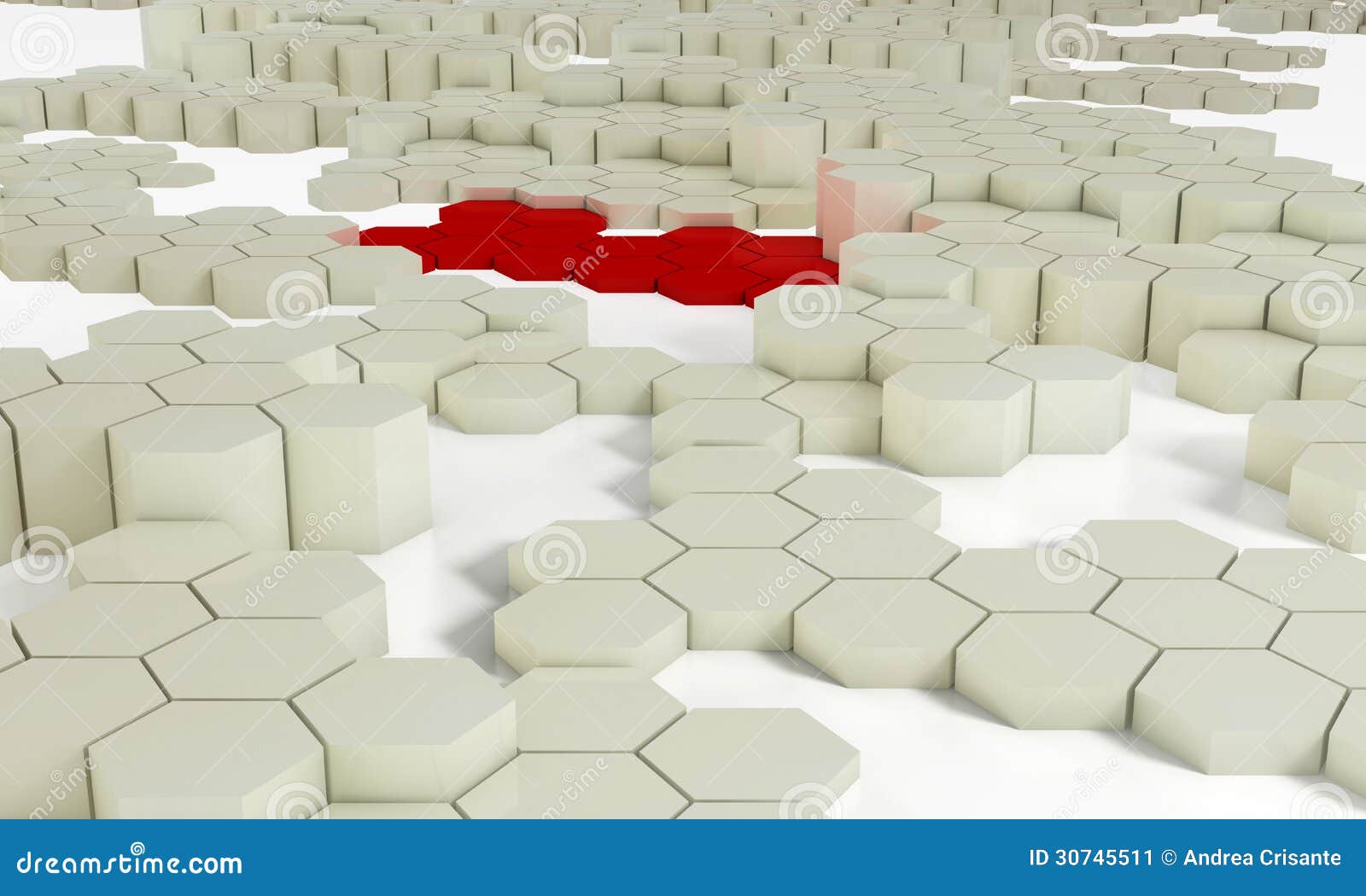 Hexagonal cells stock illustration. Illustration of object - 30745511