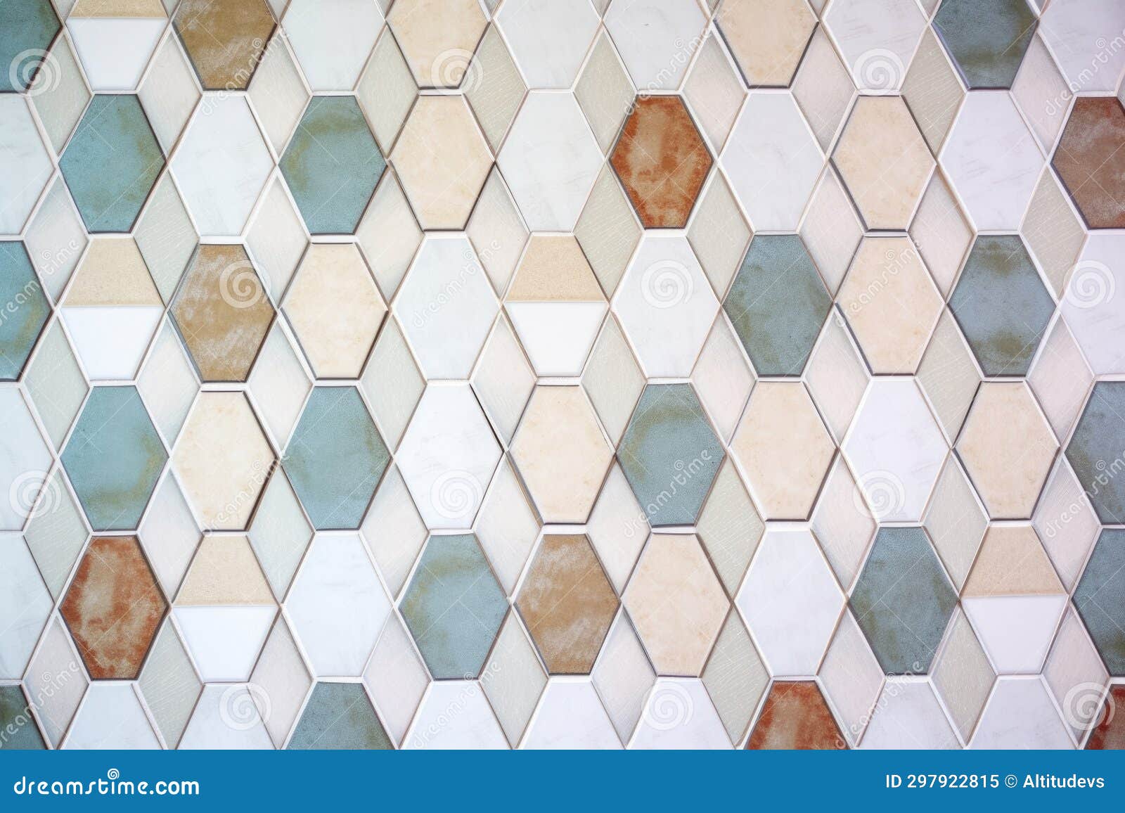 Hexagonal Ceramic Bathroom Floor Tiles Royalty-Free Stock Photo ...
