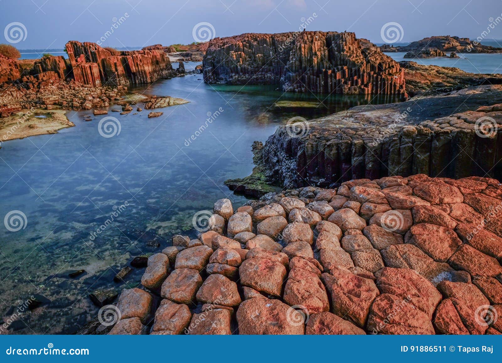 The Basaltic Rocks Formation At Palouse Falls State Park In Washington ...