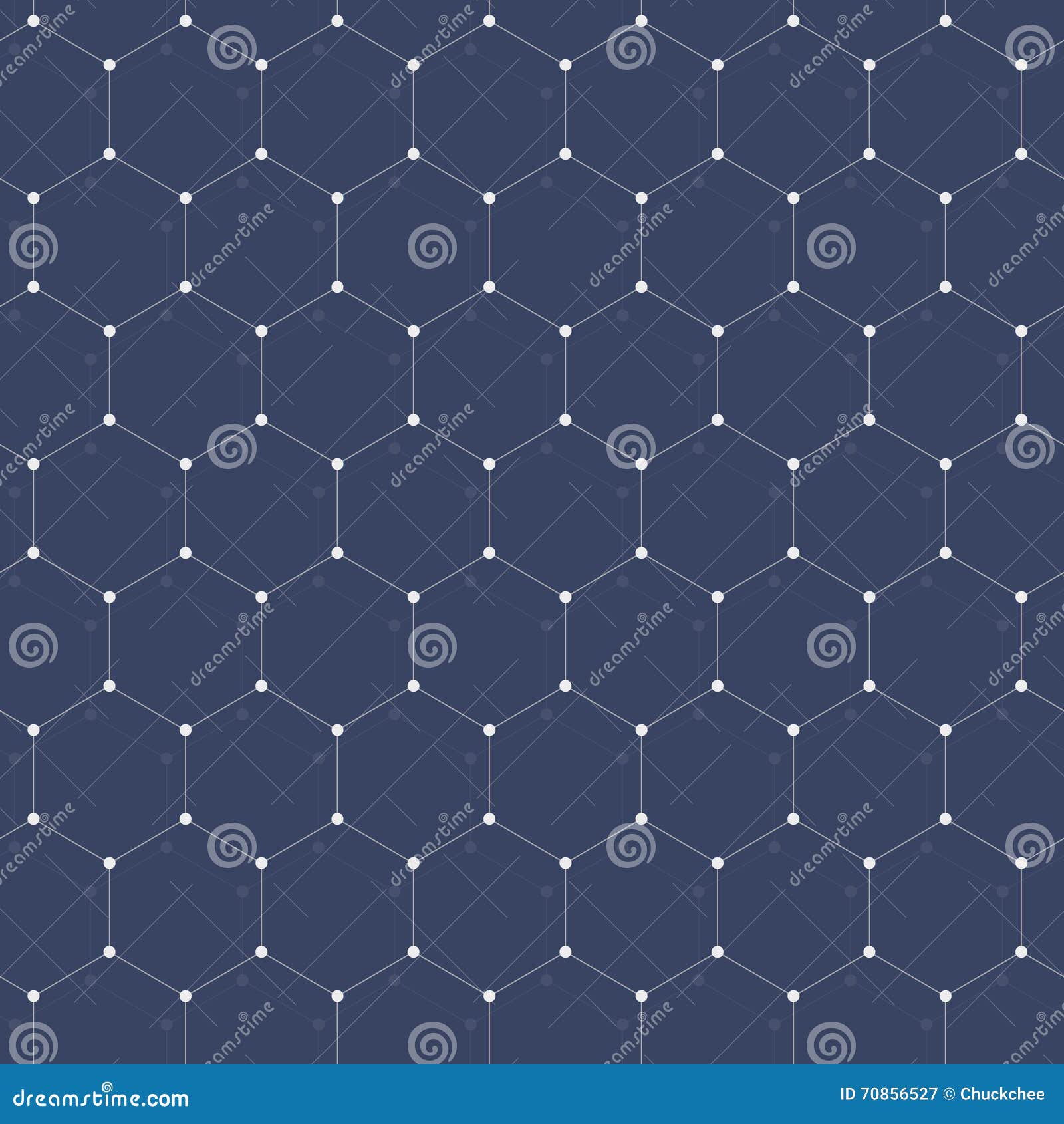 Hexagonal connections stock vector. Illustration of decoration - 70856527