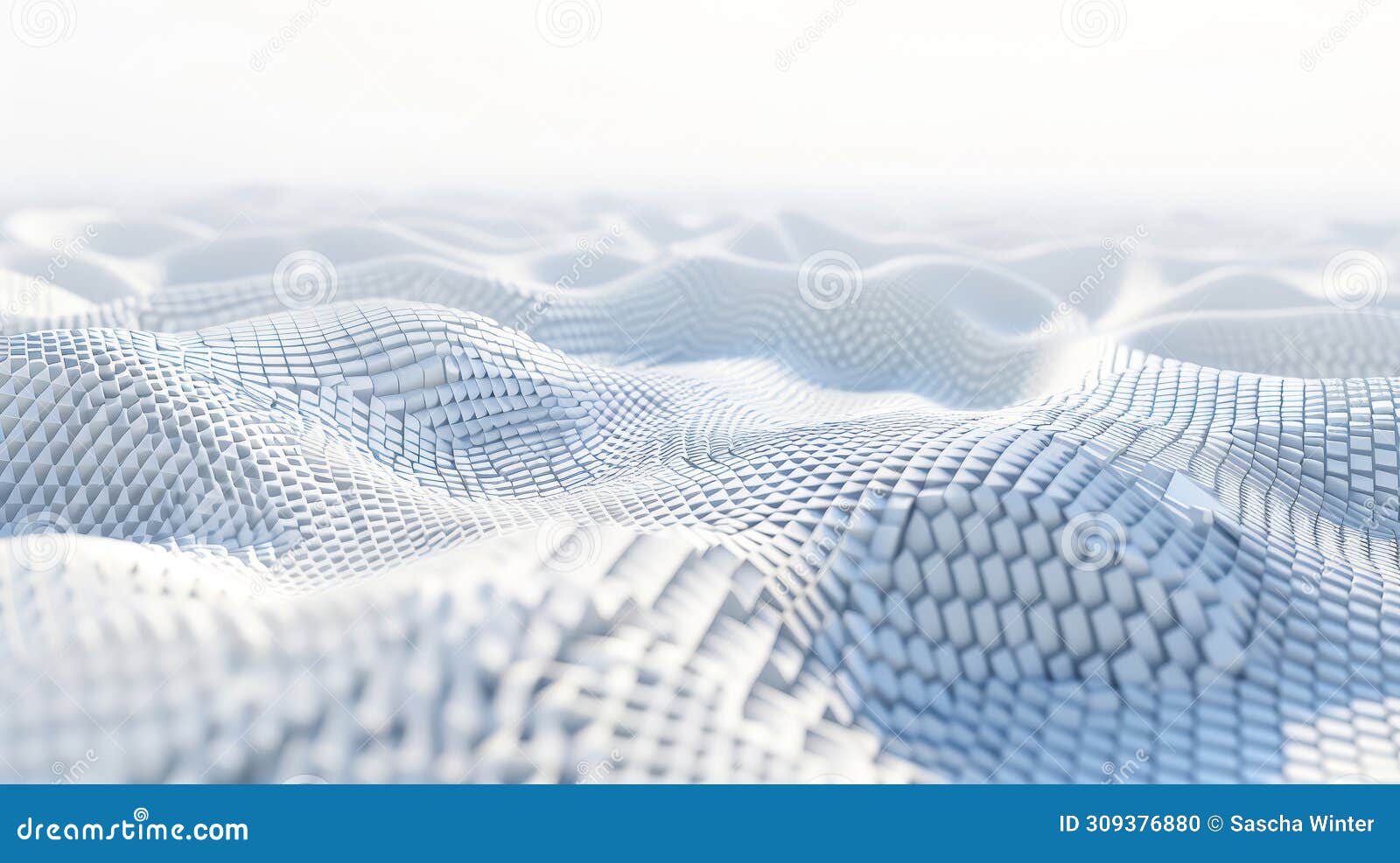 Hexagonal Connections: a Perspective View Stock Photo - Image of ...