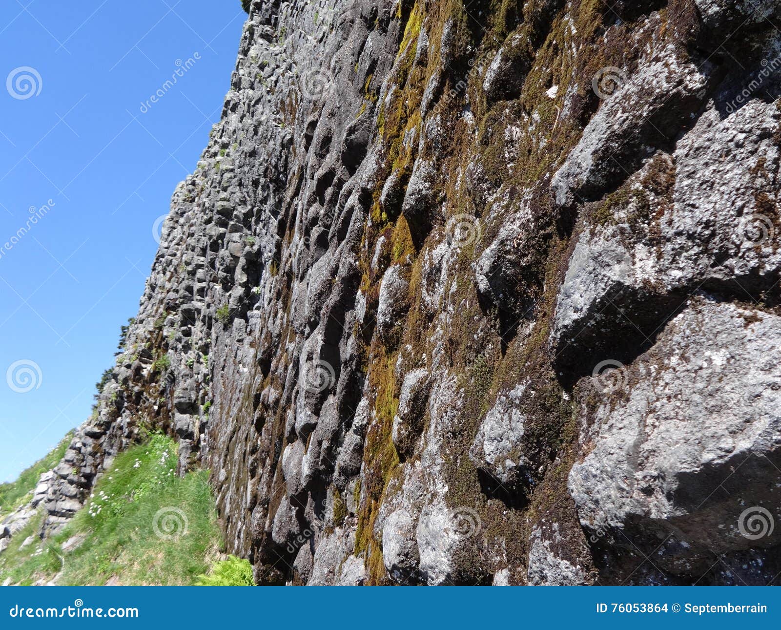 Hexagonal Formation of Volcanic Rocks Stock Photo - Image of formation ...