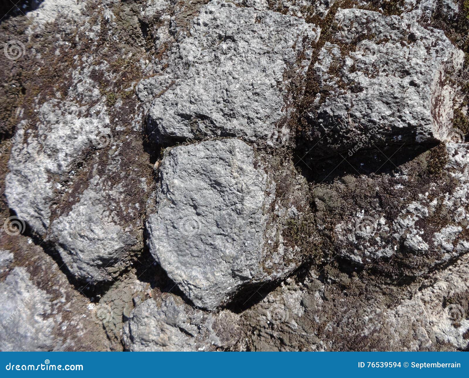 Hexagonal Formation of Volcanic Rocks Stock Photo - Image of pillar ...