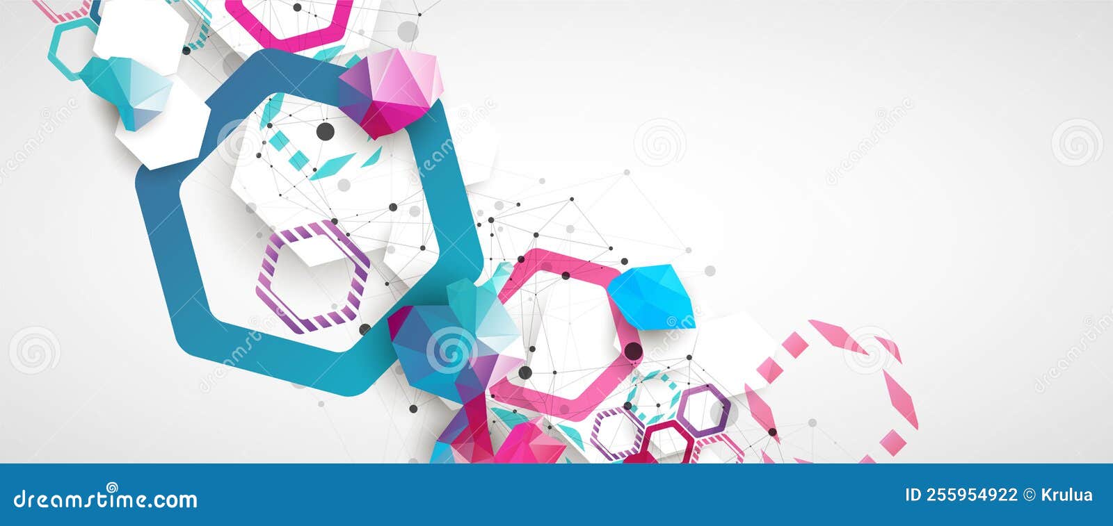 Hexagonal Geometric Array. Abstract Background Stock Vector ...