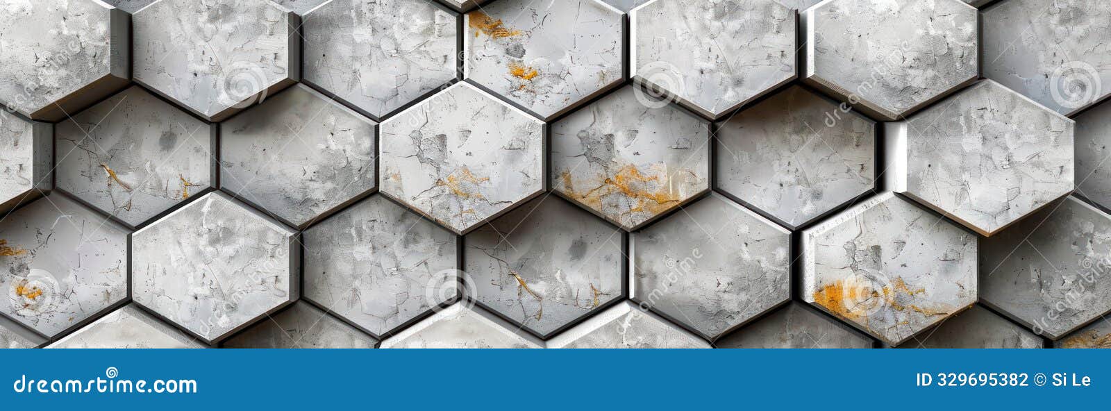 Hexagonal Stone Tiles Seamless Texture Pattern Cartoon Vector ...