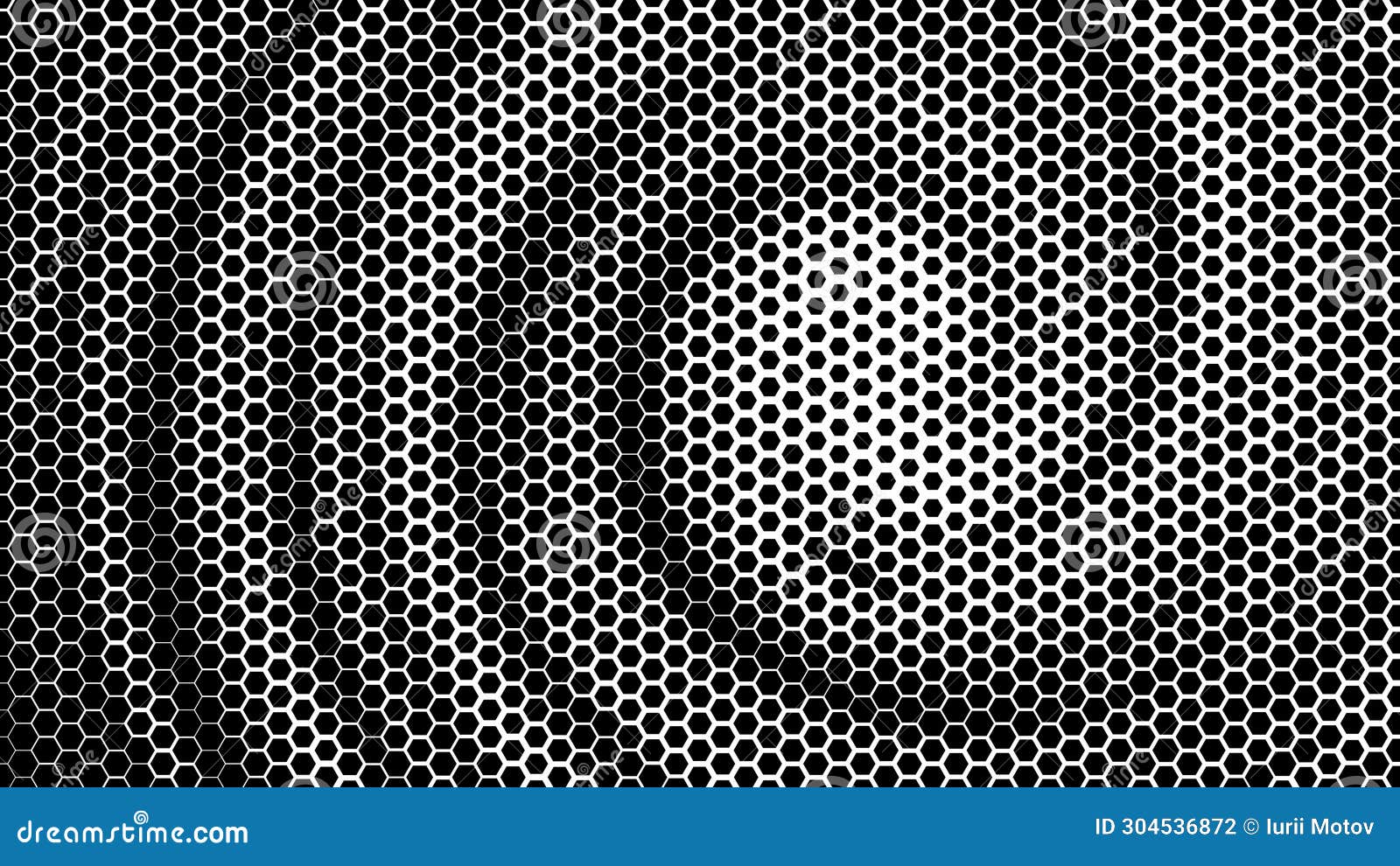 Hexagonal Geometric Swirl Background. Halftone Hexagon Shapes ...