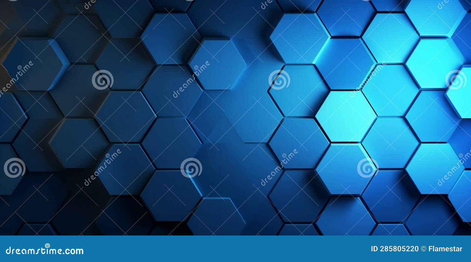Hexagonal Gradient Background with Hexagons Stock Illustration ...