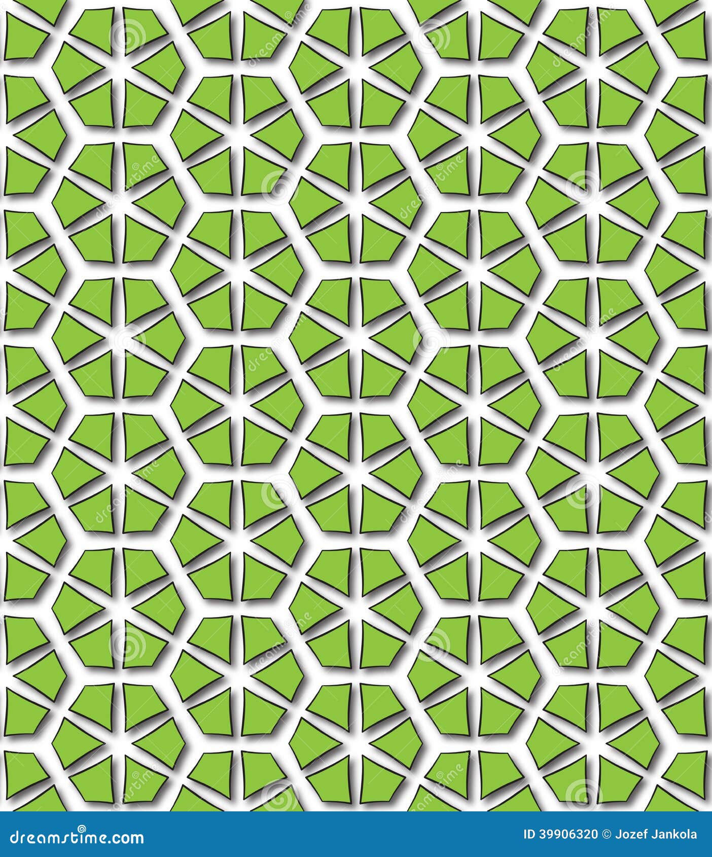 Hexagonal Green Abstract Patterns Stock Illustration - Illustration of ...