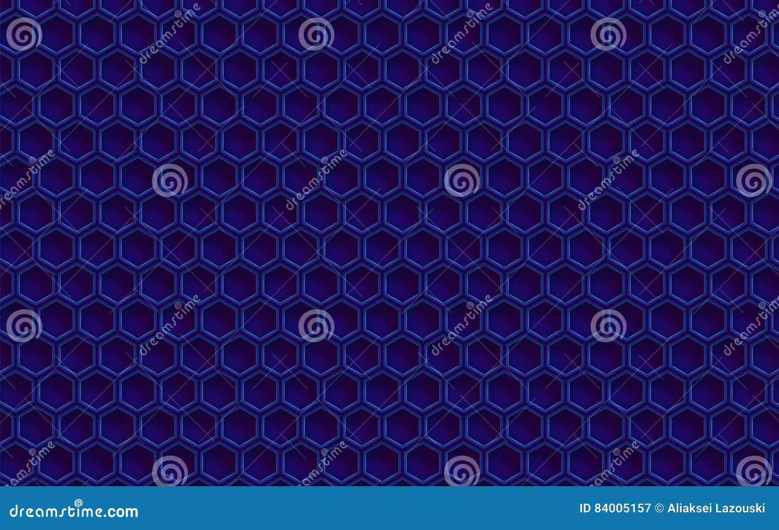 Hexagonal grid cell. stock vector. Illustration of industry - 84005157