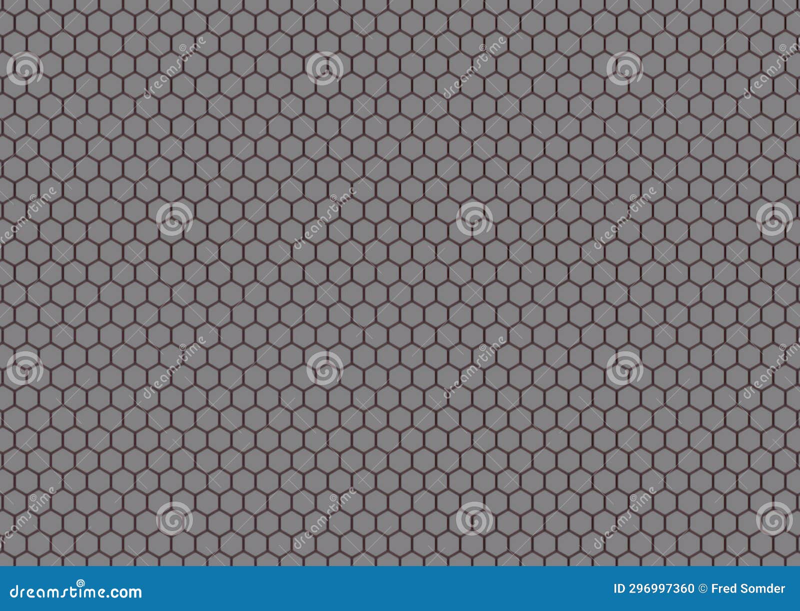 Hexagonal Image with Red Beehive Pattern Stock Illustration ...