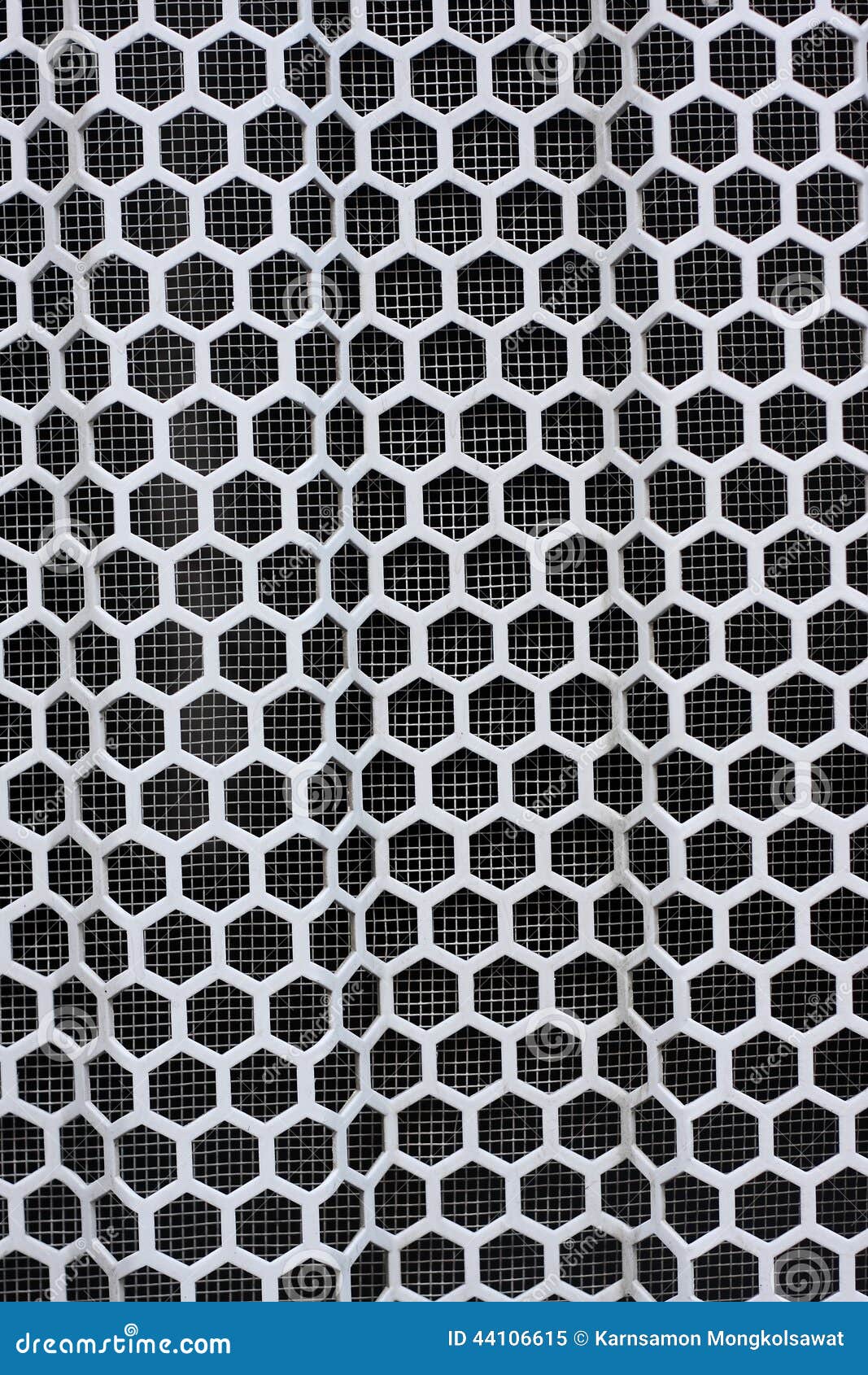 Hexagonal Iron Mesh for Background Stock Image - Image of steel, grid ...