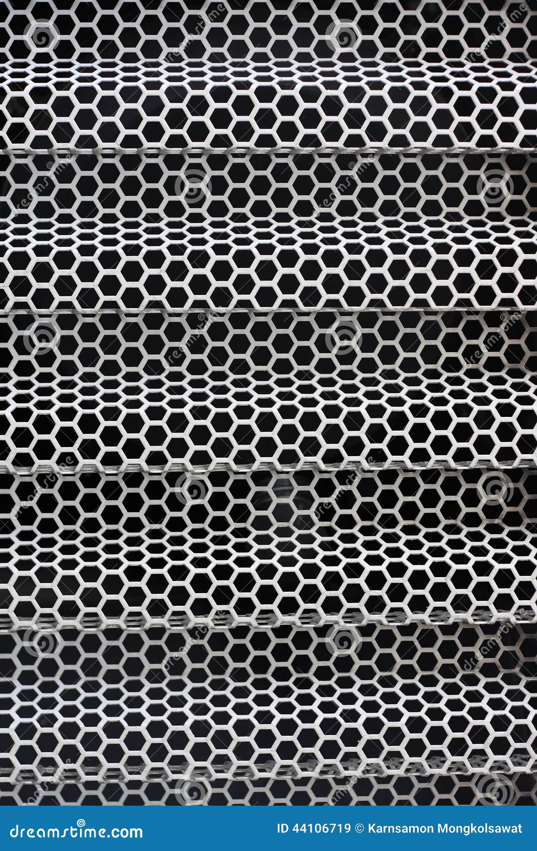 Hexagonal Iron Mesh for Background Stock Image - Image of grille, iron ...