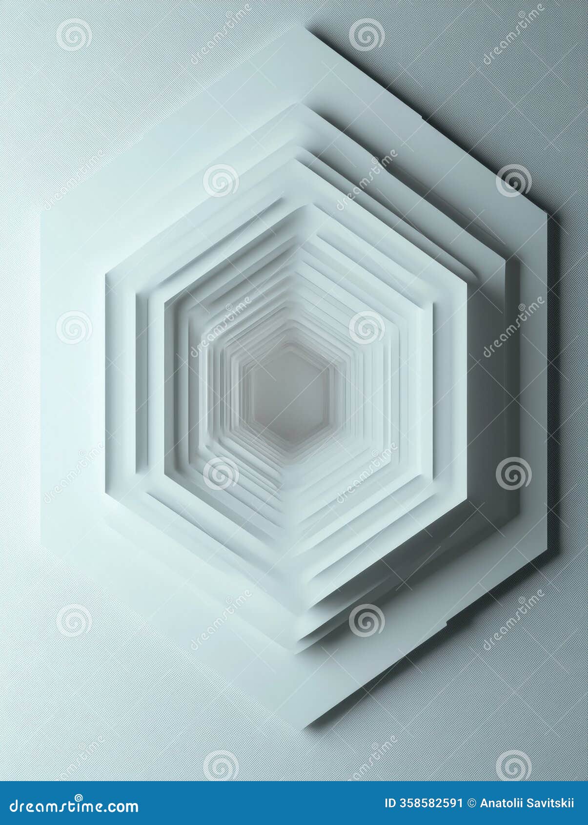 Hexagonal Layers and Patterns Create a Mesmerizing Optical Illusion in ...