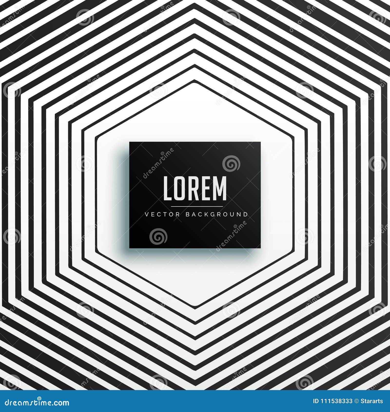 Hexagonal Lines Pattern Background Design Stock Vector - Illustration ...