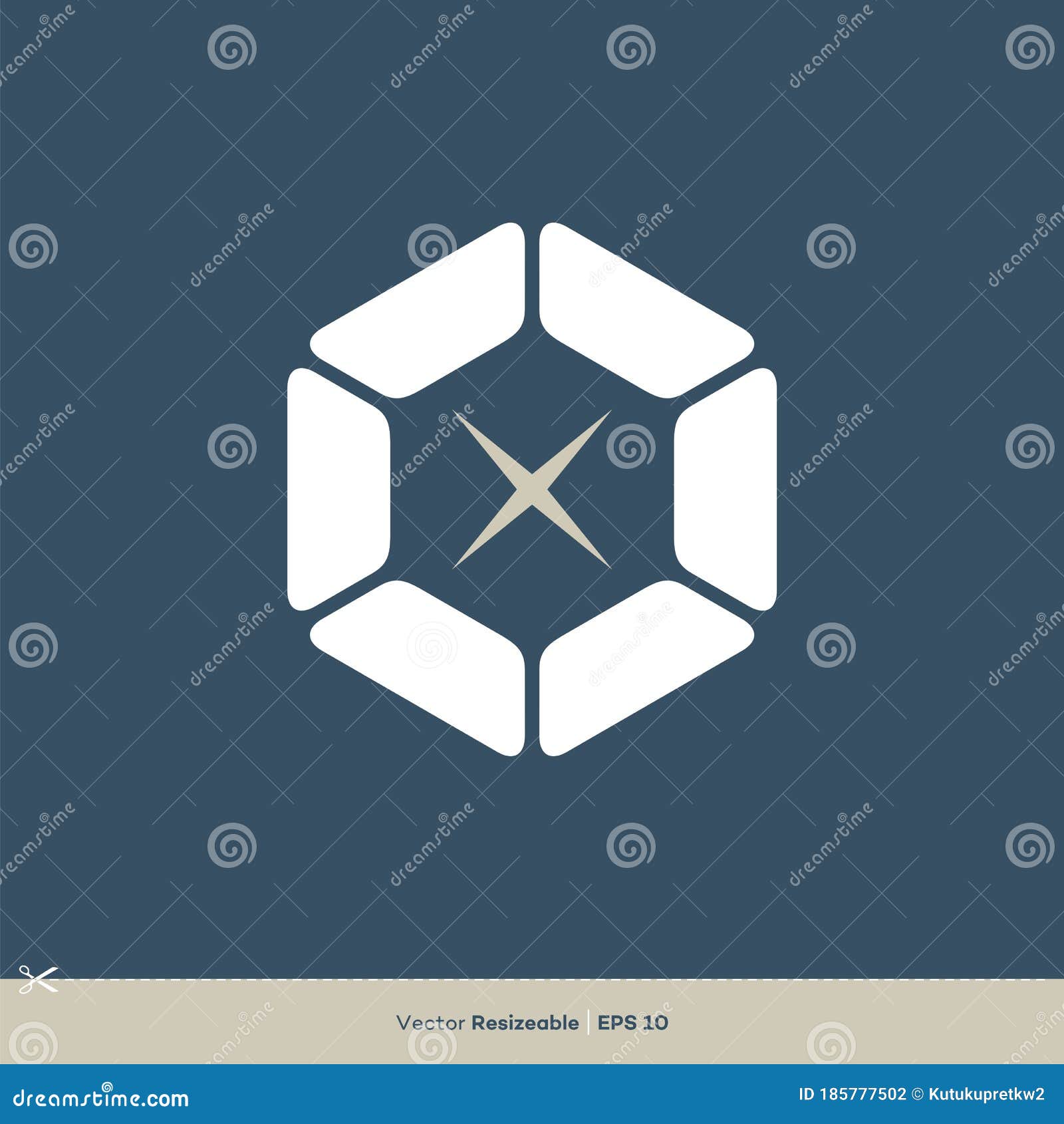 Hexagonal Logo Vector Template Illustration Design. Vector EPS 10 Stock ... Hexagonal Logo Vector Template Illustration Design. Vector EPS 10 Stock ...