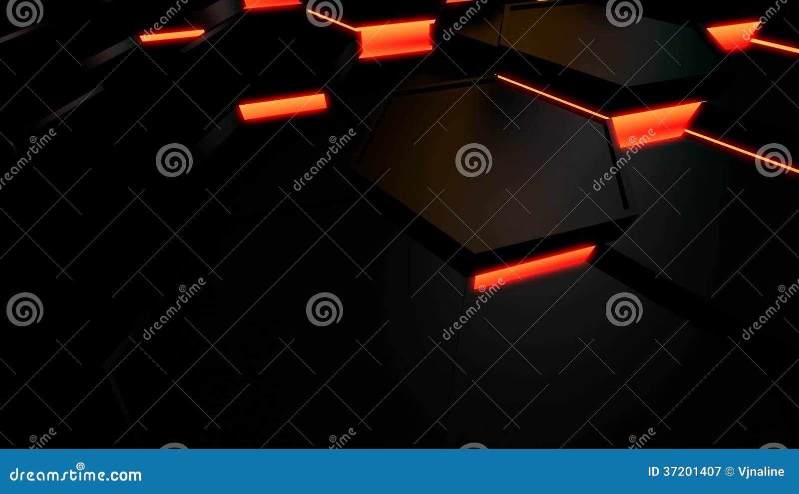 Hexagonal motion tile stock footage. Video of glow, loops - 37201407